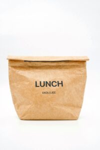 ekolojee insulated paper reusable lunch bag | insulated durable for cold and hot food and snacks | insulated canvas lunch bags, brown paper bag | classic worthbuy lunch bag for men & women