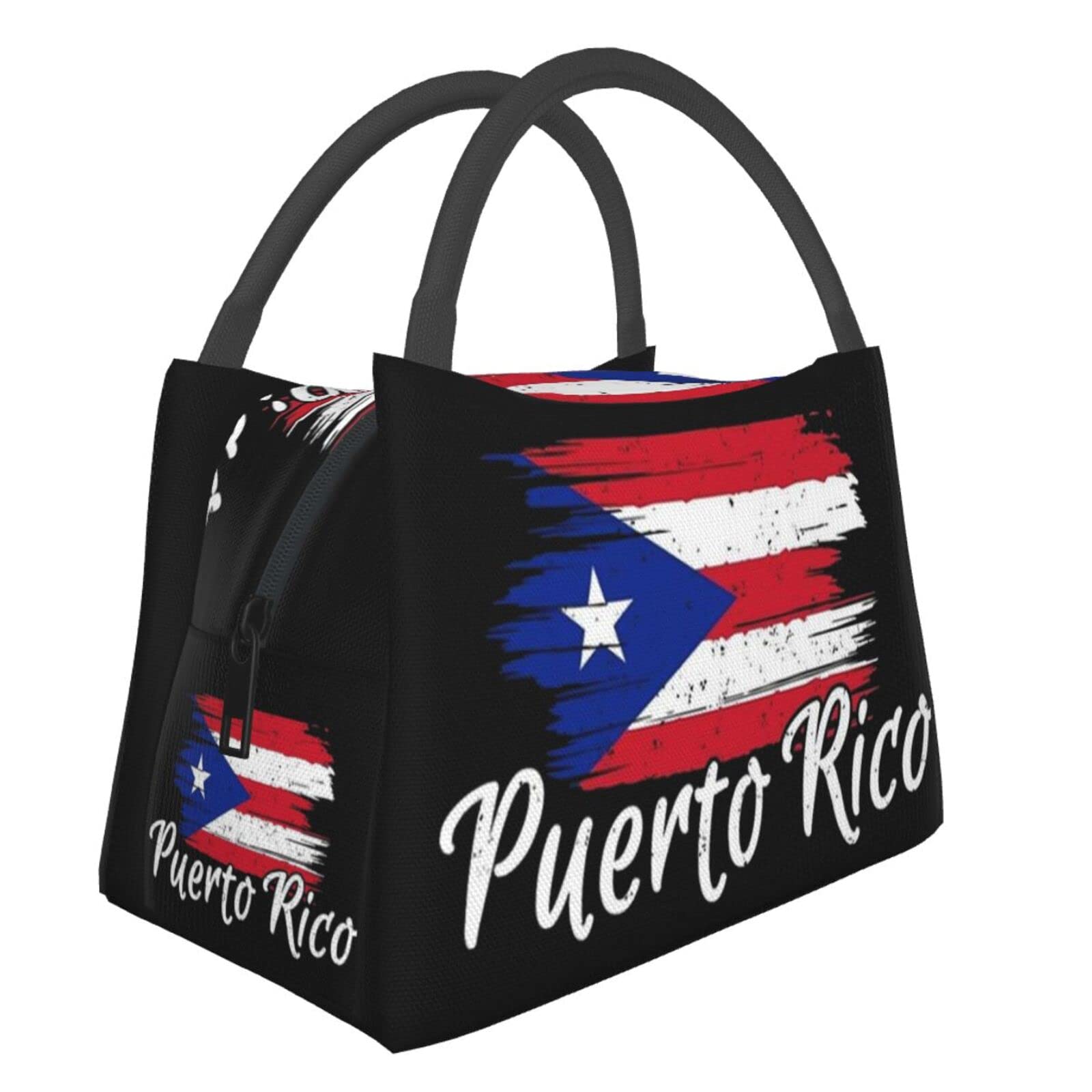 ASYG Puerto Rico Lunch Box Picnic Bags Puerto Tote Insulated Portable Puerto Decor Container Meal Bag