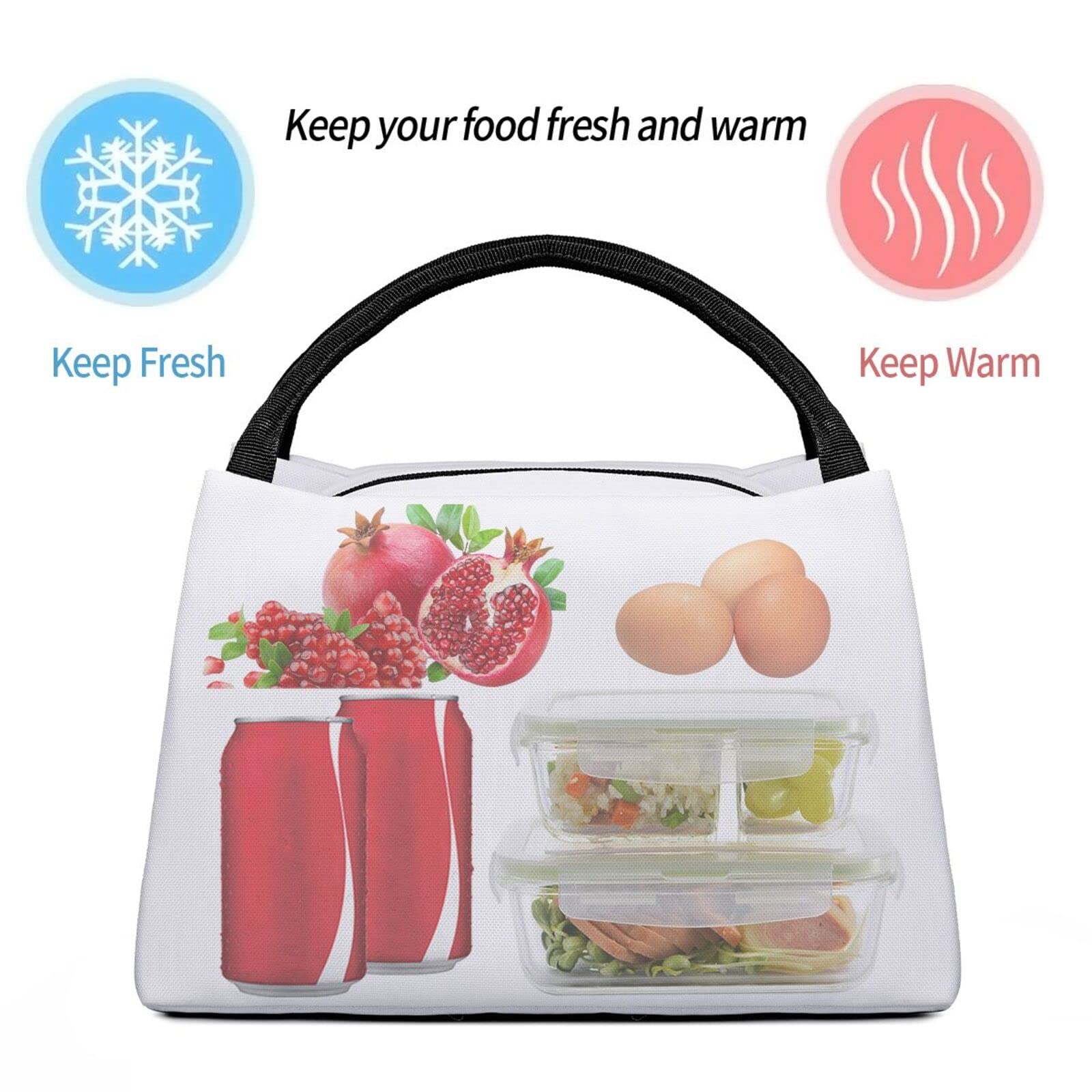 ASYG Puerto Rico Lunch Box Picnic Bags Puerto Tote Insulated Portable Puerto Decor Container Meal Bag