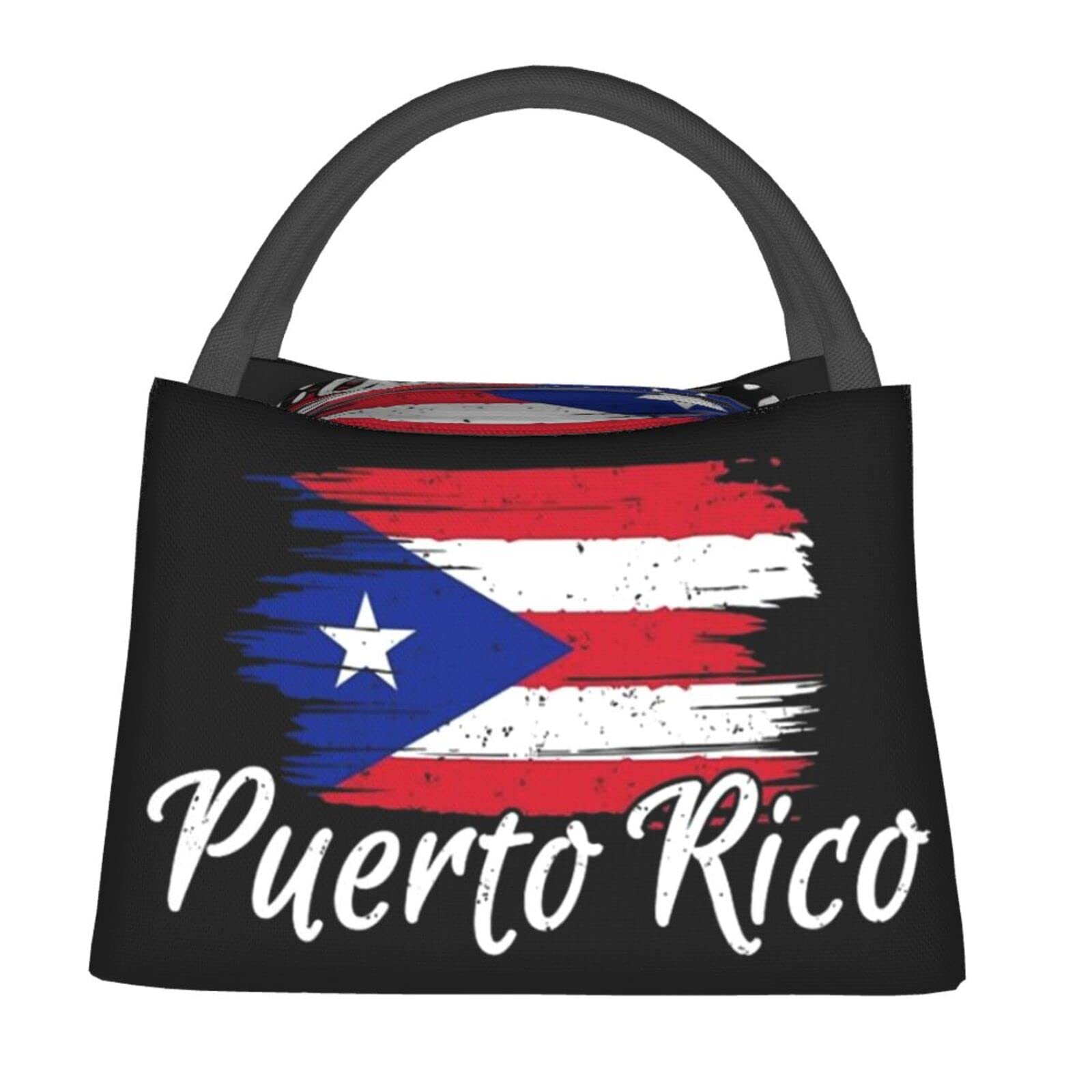 ASYG Puerto Rico Lunch Box Picnic Bags Puerto Tote Insulated Portable Puerto Decor Container Meal Bag