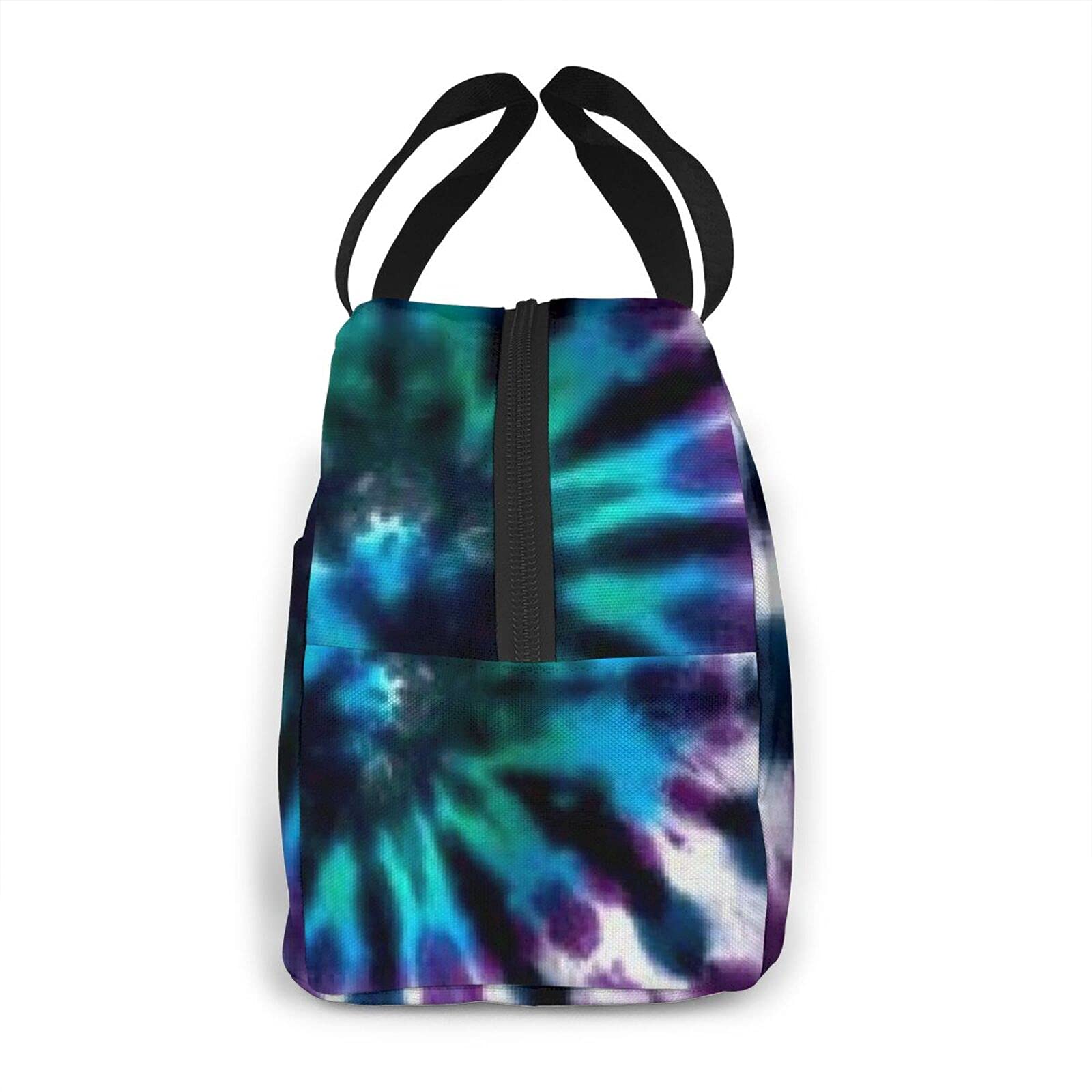 tianls Tie Dye Wallpaper Lunch Bag Tote Bag Lunch Bag for WomenMen Lunch Box Insulated Lunch Container, One Size