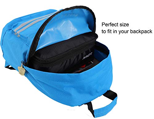 MIER Insulated Lunch Box Bag Expandable Lunch Pack for Men, Women, Kids, Black