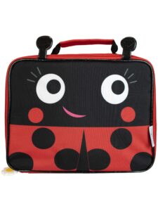 harry bear kids lunch bag red ladybug