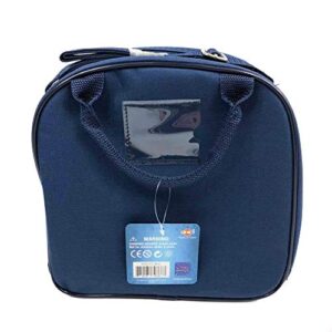 Mirage Coco Miguel & Dante Navy Blue Insulated Lunch Bag with Shoulder Strap (Navy Blue)