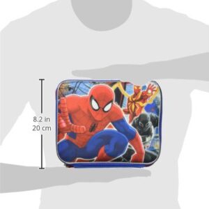 Spiderman Rectangular Lunch Bag, Blue