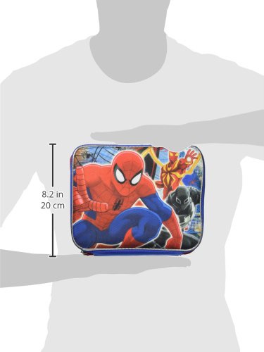 Spiderman Rectangular Lunch Bag, Blue