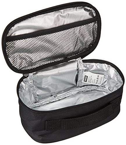 TATAY Urban Food Casual Mini - Insulated Lunch Bag, 1.5 L Capacity, with 1 Plastic Food Storage of 0.5L BPA Free, Black. Measures 21.5 x 9 x 12 cm