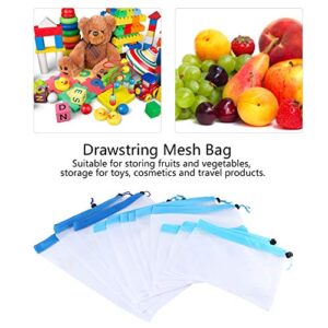 Produce Bags, Grogery Bags Washable Nearly Transparent Reusable Polyester for Fruit Vegetable Toys Cosmetics for Grocery Shopping