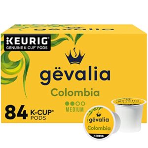 gevalia colombia k-cup coffee pods, for a keto and low carb lifestyle (84 ct box)