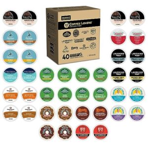 Keurig Coffee Lovers' Collection Sampler Pack, Single-Serve K-Cup Pods, Compatible with all Keurig 1.0/Classic, 2.0 and K-Café Coffee Makers, Variety Pack, 40 Count