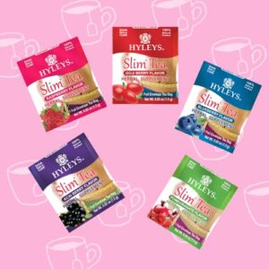 Hyleys Slim Tea 42 Ct Assorted - Weight Loss Herbal Supplement Cleanse and Detox - 42 Tea Bags (1 Pack)