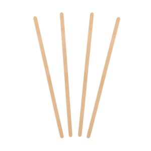 royal 7.5" wood coffee beverage stirrers, package, 1, box of 500