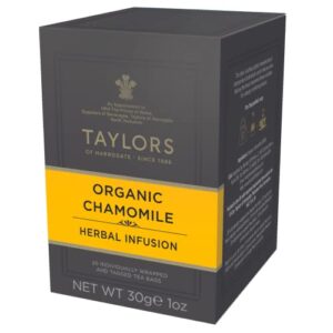 taylors of harrogate organic chamomile herbal tea, 20 teabags