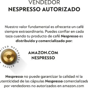 Nespresso Capsules OriginalLine, Stockholm Fortissio Lungo, Dark Roast Coffee, 50 Count Coffee Pods, Brews 3.7 Ounce