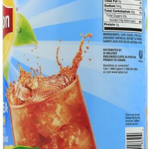 Lipton Lemon Powdered Iced Tea, Sweetened, Makes 28 Quarts