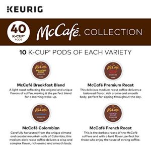 McCafe Classic Collection, Single-Serve Coffee K-Cup Pods, Classic Collection Variety Pack, 40 Count