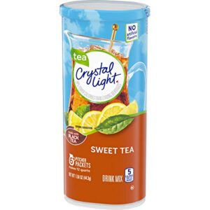 Crystal Light Sweet Tea Drink Mix, 1 count (Pack of 2) (contains 6 pitcher packets each)