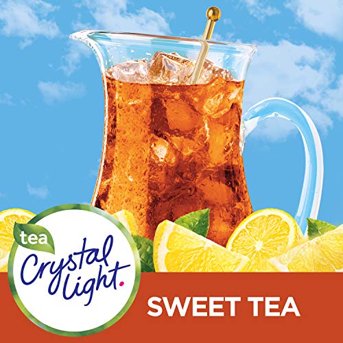 Crystal Light Sweet Tea Drink Mix, 1 count (Pack of 2) (contains 6 pitcher packets each)