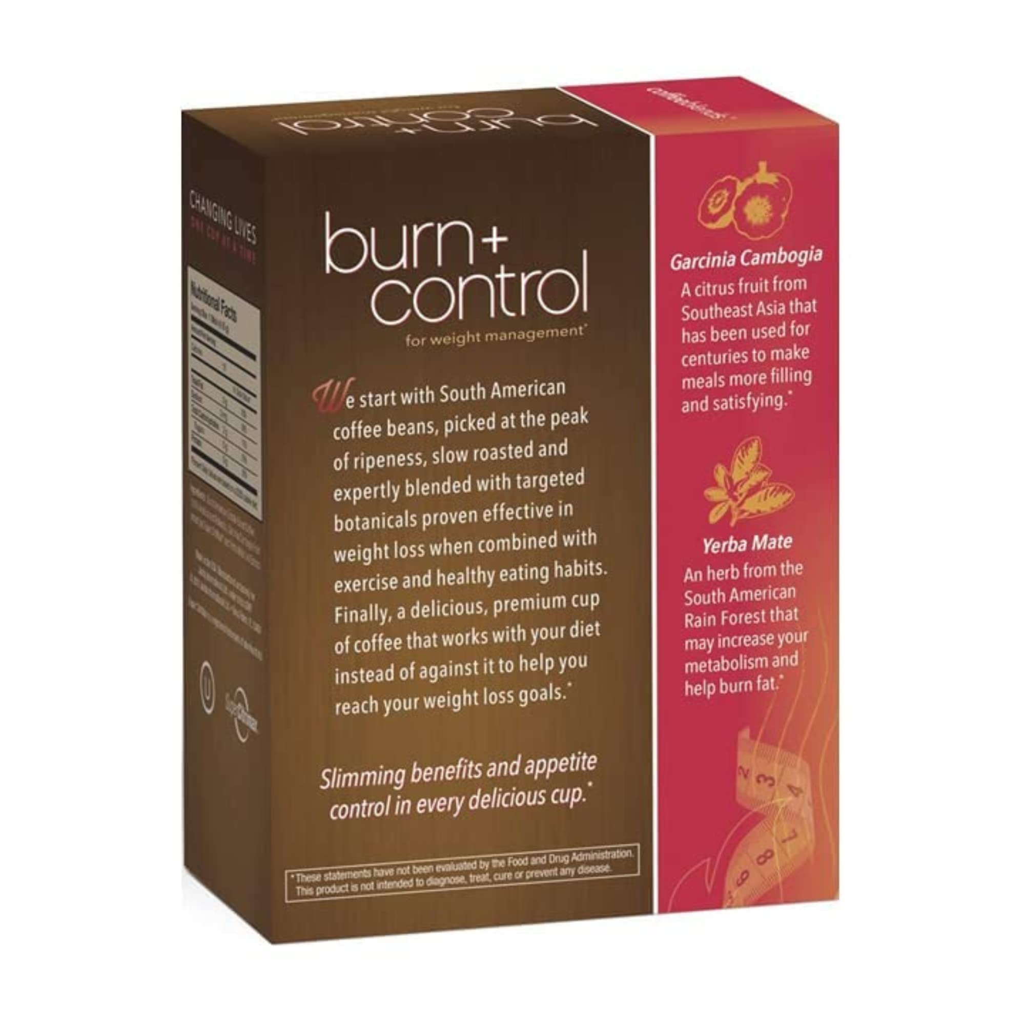 Javita Burn + Control Instant Coffee - Weight Management Herbs, Contains Garcinia Cambogia & Yerba Mate, Slimming Coffee with Help of Exercise, Keto Coffee, Dieters Drink, 24 (4.55g) Sticks