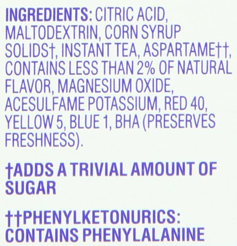 Crystal Light Sugar-Free Lemon Iced Tea On-The-Go Powdered Drink Mix 120 Count