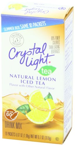 Crystal Light Sugar-Free Lemon Iced Tea On-The-Go Powdered Drink Mix 120 Count