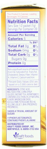 Crystal Light Sugar-Free Lemon Iced Tea On-The-Go Powdered Drink Mix 120 Count