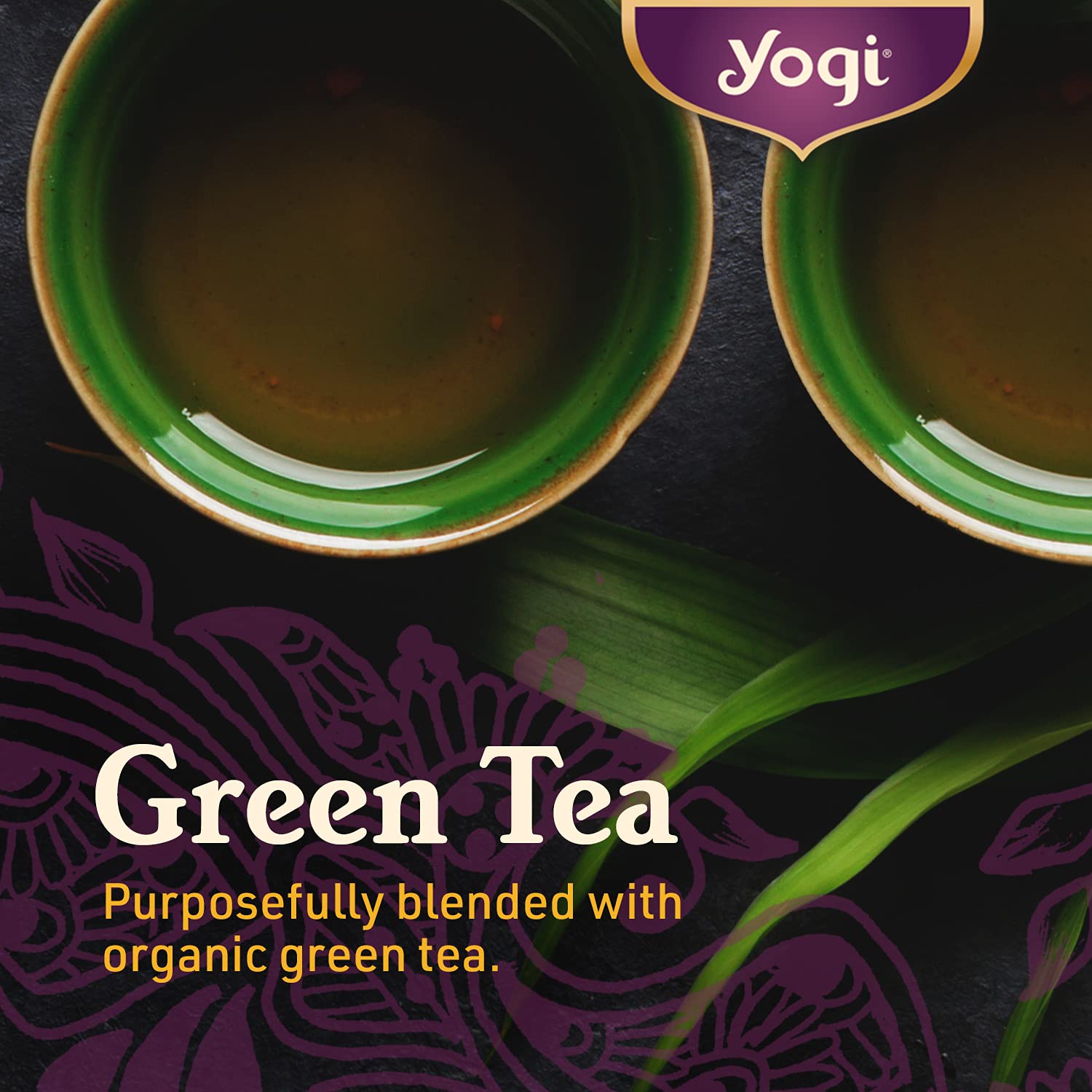 Yogi Tea Green Tea Super Antioxidant Tea - 16 Tea Bags per Pack (4 Packs) - Organic Green Tea for Antioxidant Support - Includes Green Tea Leaf, Licorice Root, Jasmine Green Tea Leaf & More