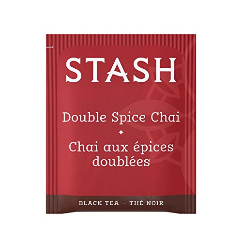 Stash Tea Double Spice Chai Black Tea, Box of 100 Tea Bags (Packaging May Vary)