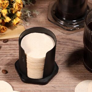 600 PCS Unbleached Coffee Filters Replacement Round Coffee Filters Disposable Paper Filters