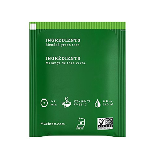 Stash Tea Premium Green Tea, Box of 100 Tea Bags