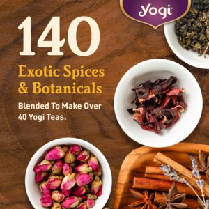 Yogi Tea Egyptian Licorice Tea - 16 Tea Bags per Pack (4 Packs) - Organic Licorice Tea Bags - Includes Licorice Root, Cinnamon Bark, Orange Peel, Ginger Root, Cardamom Pod & More