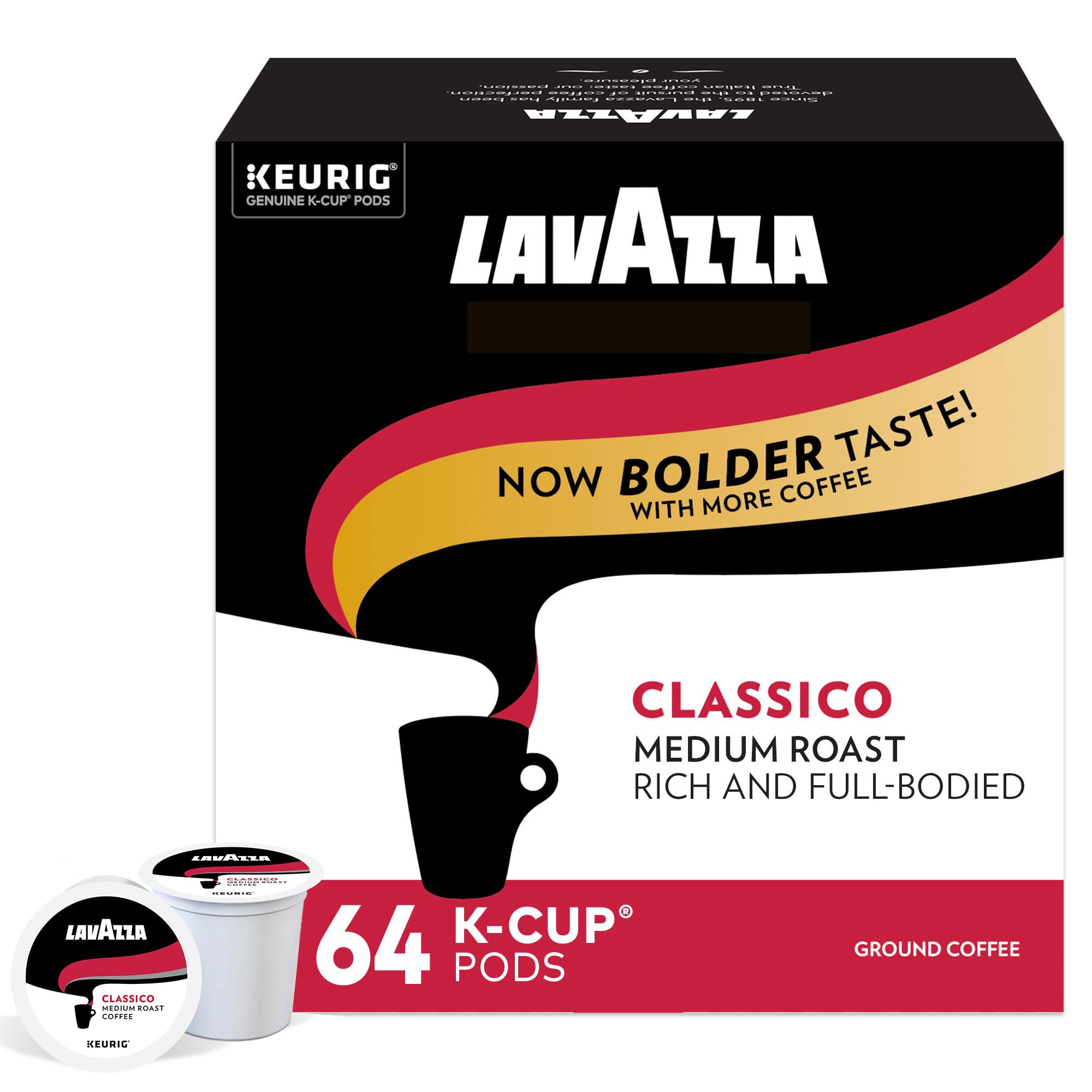 Lavazza Classico Keurig 2.0 K-Cup Pack, 64 Count