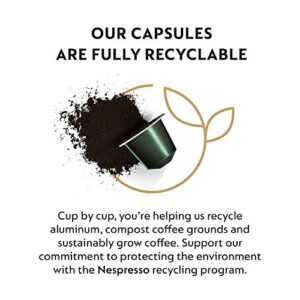 Nespresso Capsules OriginalLine, Capriccio, Medium Roast Espresso Coffee, 50 Count Coffee Pods, Brews 1.35oz (ORIGINAL LINE ONLY)