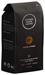 kicking horse coffee 454 horse powder ground coffee, 10 ounce