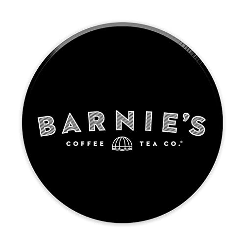 BARNIE'S COFFEE TEA CO. Single Serve K cups for Keurig Brewers Medium Roast Arabica Coffe Beans, Santa's White Christmas, 24 Count