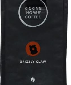 Kicking Horse Coffee, Grizzly Claw, Dark Roast, Whole Bean, 10 Oz - Certified Organic, Fairtrade, Kosher Coffee