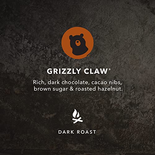 Kicking Horse Coffee, Grizzly Claw, Dark Roast, Whole Bean, 10 Oz - Certified Organic, Fairtrade, Kosher Coffee