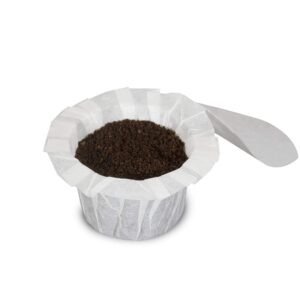 Perfect Pod EZ-Cup 2.0 Disposable Paper Coffee Filters for Single-Serve Reusable Coffee Pods Pod Capsule, 6-Pack (300-Ct)