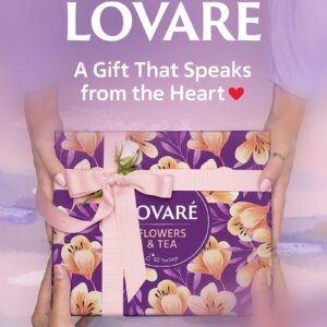 LOVARE Tea Bags Variety Pack - Made in Ukraine - Black and Green, Floral Berry, Mixed Blend Assorted Tea Collection - Tea Sampler - Tea Gift Sets for Tea Lovers (60 Bags - 12 Tastes)