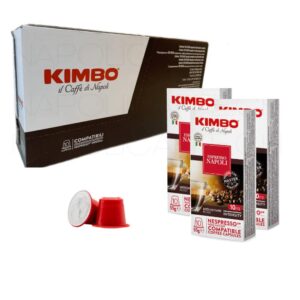 Kimbo Espresso Napoli Nespresso Capsules, 100% Arabica Coffee (Pack of 100 Capsules)