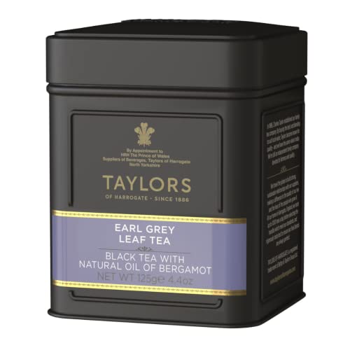 Taylors of Harrogate Earl Grey Loose Leaf, 4.41 Ounce Tin