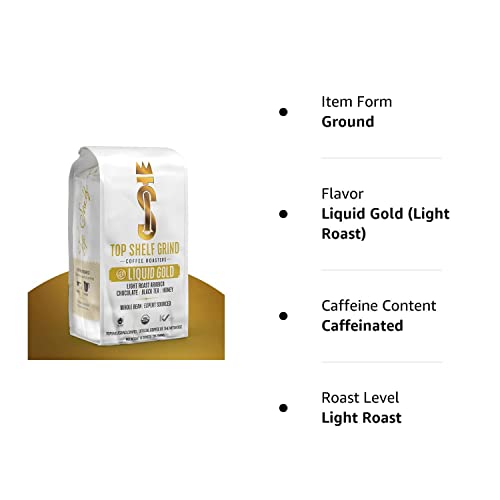 Organic Light Roast Whole Bean Coffee, The Best Espresso Beans from Peru - Fair Trade, Single Origin Mycotoxin & Mold Free Fresh Peruvian Purity | Super Healthy Arabica for Peak Performance - Low Acid