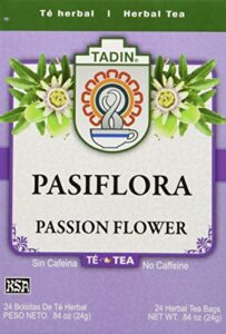 tadin tea, pasiflora - passion flower tea, 24 tea bags