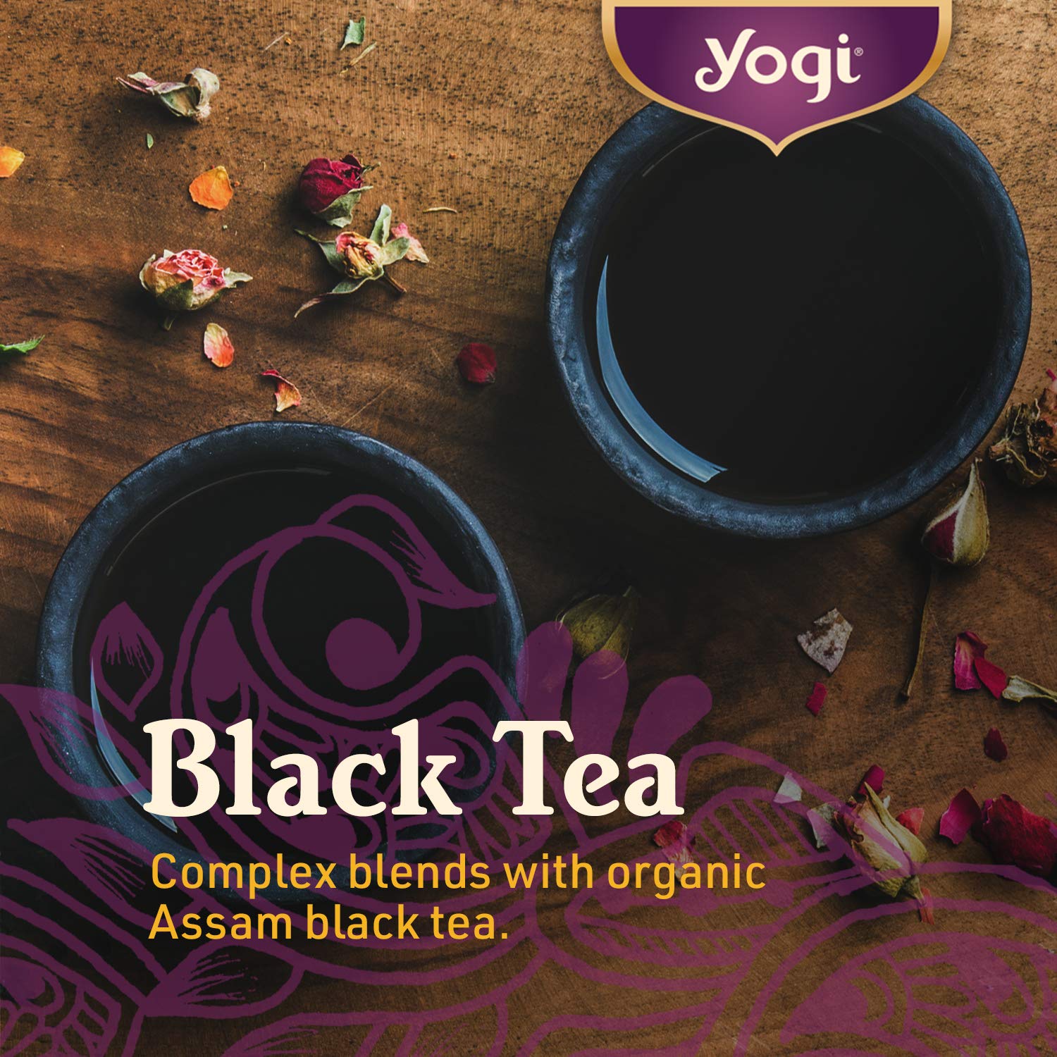 Yogi Tea Vanilla Spice Perfect Energy Tea - 16 Tea Bags per Pack (6 Packs) - Organic Vanilla Energy Tea - Focus Tea - Includes Green Tea, Black Tea, Ashwagandha, L-Theanine & More