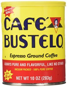 café bustelo coffee, espresso ground coffee, 10 ounces