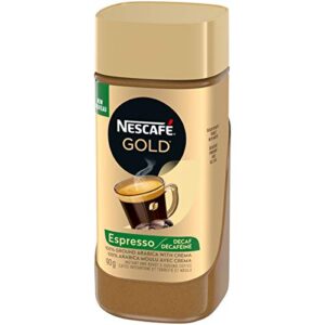 Nescafé 1 Gold Espresso Decaf Instant Coffee, 90 Grams 90g/3.2oz {Imported from Canada}