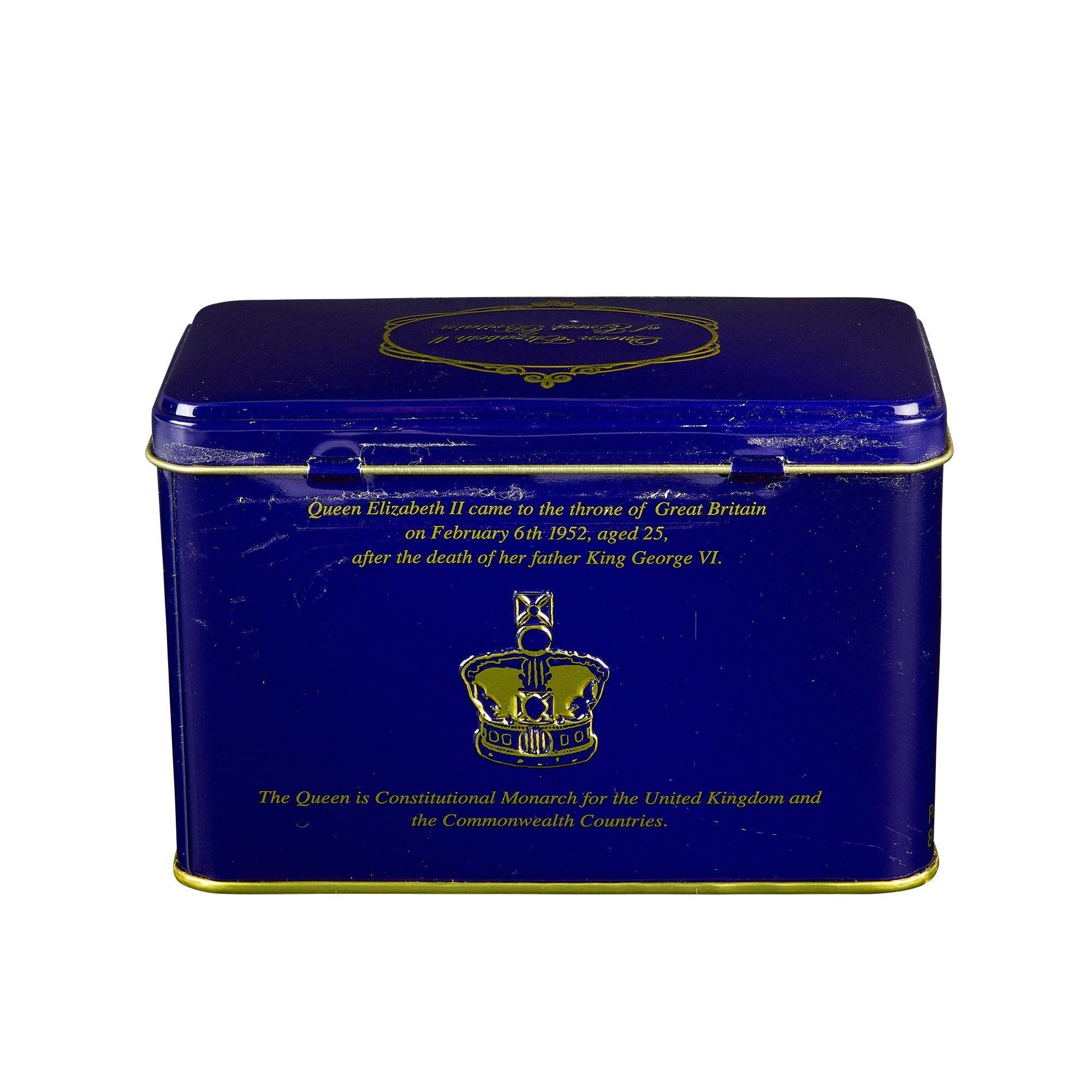 Queen Elizabeth II Tea Tin with 40 English Breakfast Teabags