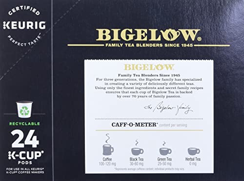 Bigelow Earl Grey Tea, 24-Count K-Cup Portion Pack for Keurig Brewers