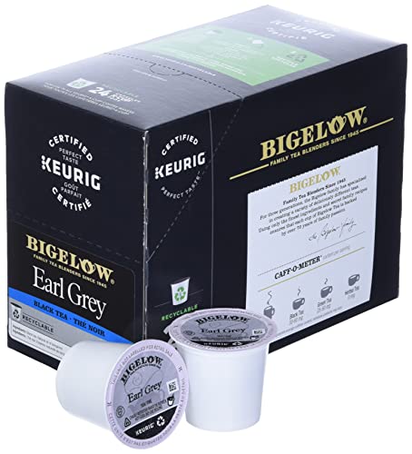 Bigelow Earl Grey Tea, 24-Count K-Cup Portion Pack for Keurig Brewers