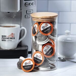 San Francisco Bay Compostable Coffee Pods - Kona Blend (36 Ct) K Cup Compatible including Keurig 2.0, Medium Roast